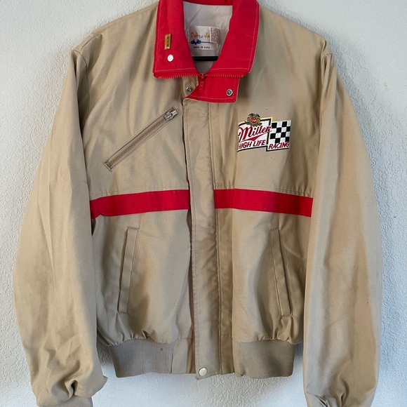 Nascar | Jackets & Coats | Vintage Miller High Life Racing Jacket ...